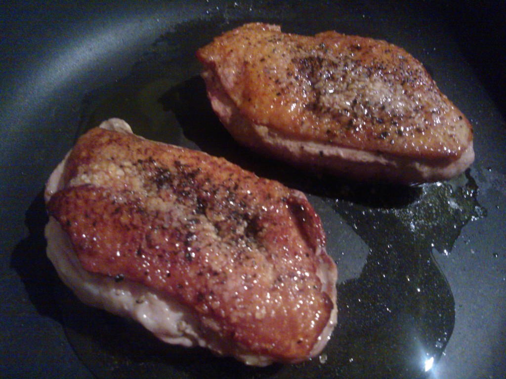 ‘Pan-Roasted Duck Breast with Mushroom Fricasse’ | Around Anna's Table